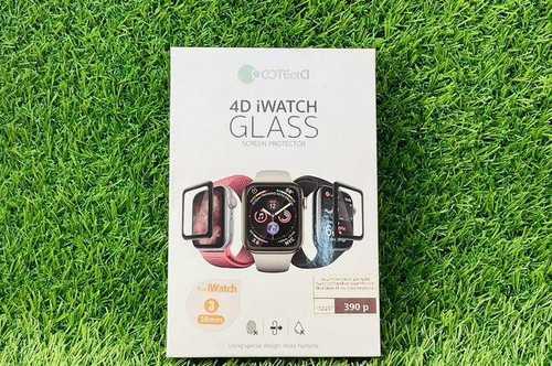 Защитное стекло для Apple Watch coteetci 4D Steel