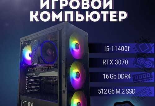 Игровой пк RTX 3070 /i5-11400f/ 16 Gb DDR4