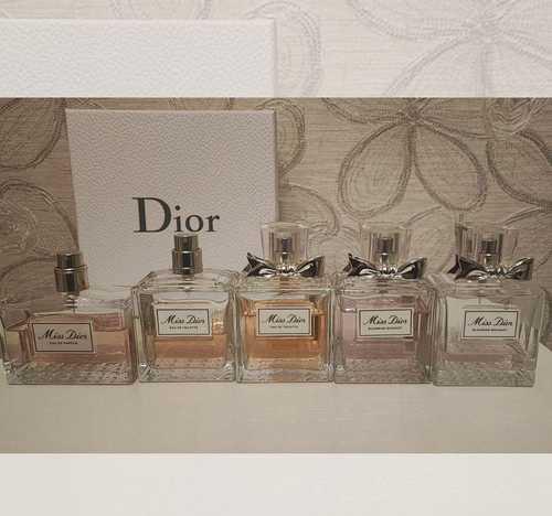 Miss dior blooming bouquet, остатки во флаконах