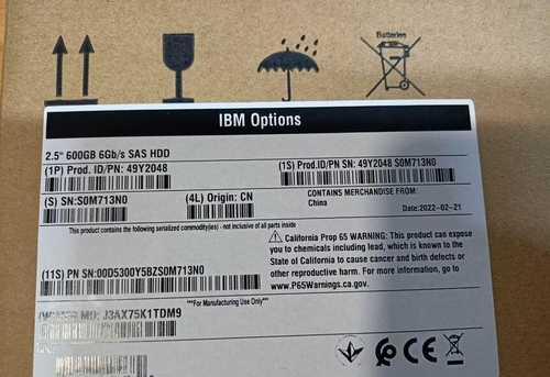 Жесткий диск IBM 600GB 49Y2048