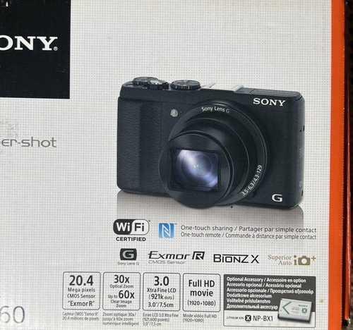 Фотоаппарат sony dsc hx60V компактный