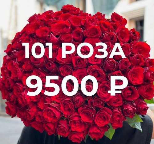 Букеты из 101 розы - Доставка Цветов