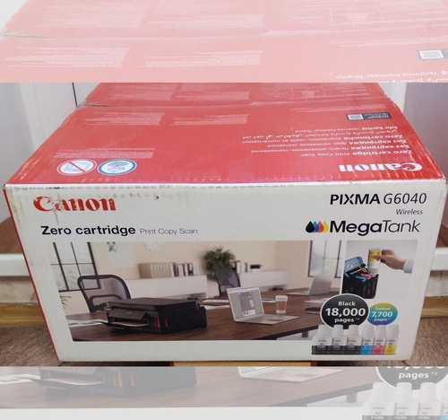 Цветной принтер Canon pixma g6040