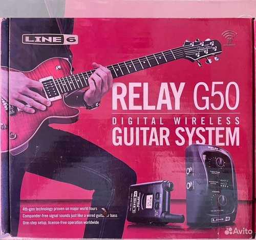 Беспроводная гитарная система line 6 relay g50