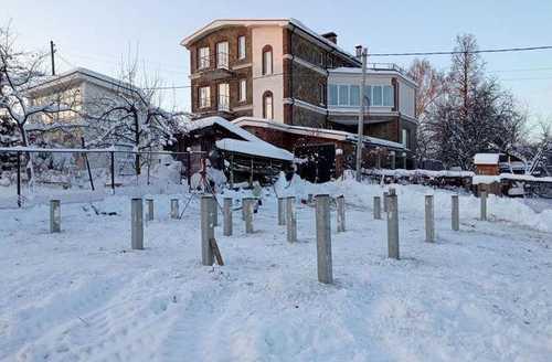 Надежный фундамент из ж/б сваи
