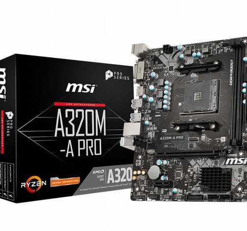 MSI A320m-a pro + ryzen 7 pro 2700