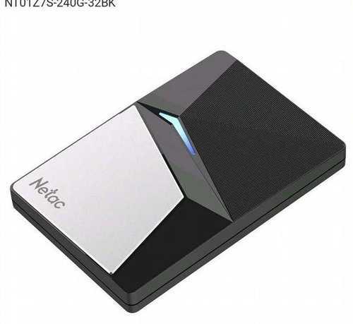 Внешний диск SSD Netac Z7S 240GB 2.5" USB 3.2 Чёрн