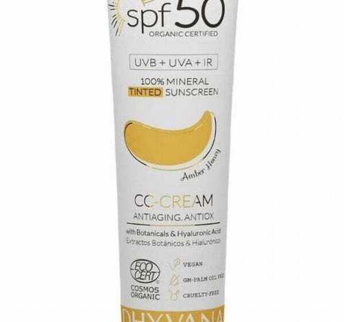 BB, CC и DD кремы Sonnenschutz CC-Creme SPF50 - Dhyvana Botanicals & Hyaluronic Acid CC-Cream Amber