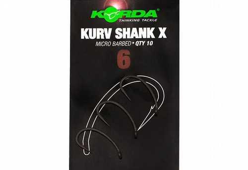 Крючок Kurv Shank с бородкой 10шт