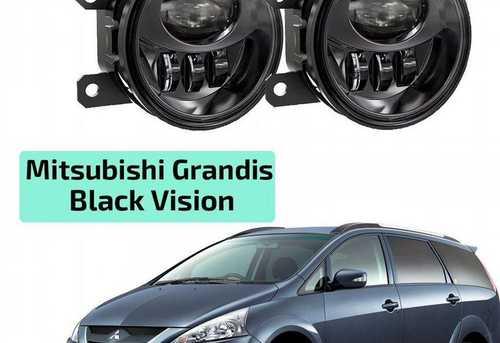Противотуманки Mitsubishi Grandis Black Vision 60w