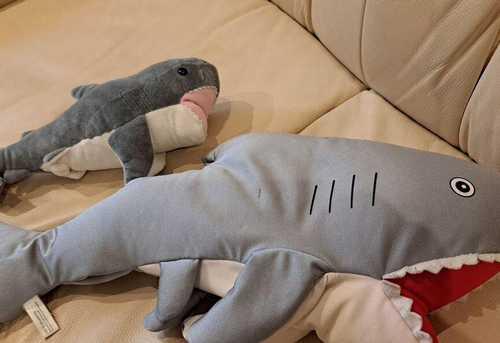 Мягкая игрушка акула и акуленок