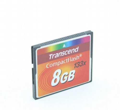 Карта памяти Transcend CompactFlash 8GB 133X б/у