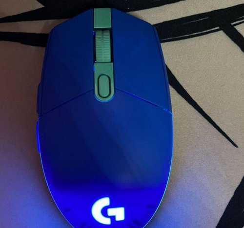 Игровая мышь logitech g102 синяя