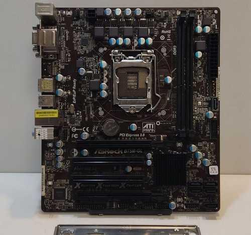 Материнская плата ASRock B75M-GL 1155