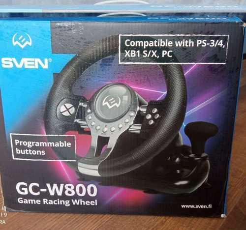 Руль игровой Sven GC-W800, бу