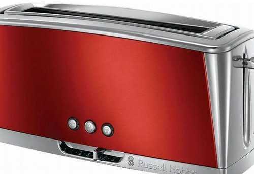 Тостер russell hobbs 23250-56, 1550 вт, красный