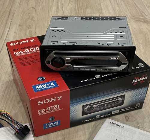 Новая автомагнитола sony CDX-GT20