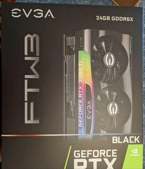 Видеокарта новая evga GeForce RTX 3090 Ti FTW3