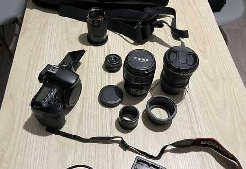 Canon 60d+объективы и аксессуары