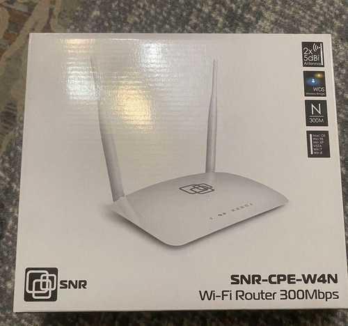 Wifi роутер 300 Mbps SNR-CPE-W4N