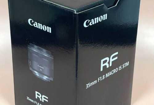 Canon RF 35mm F1.8 macro IS STM