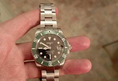 Seiko mod submariner Starbucks
