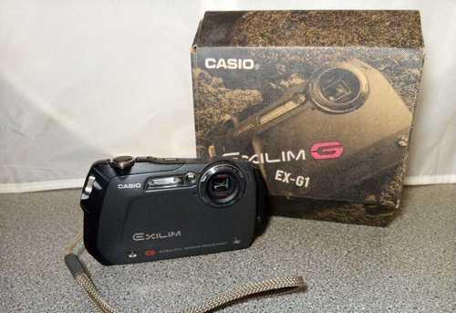 Влагозащищенный фотоаппарат casio exilim EX-G1