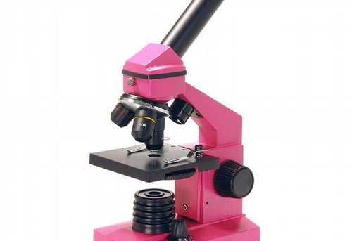 Микроскоп Эврика 40х-400х в кейсе (фуксия)