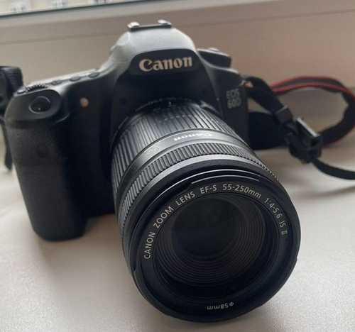 Canon EOS 60D c объективом EFS 55-250mm