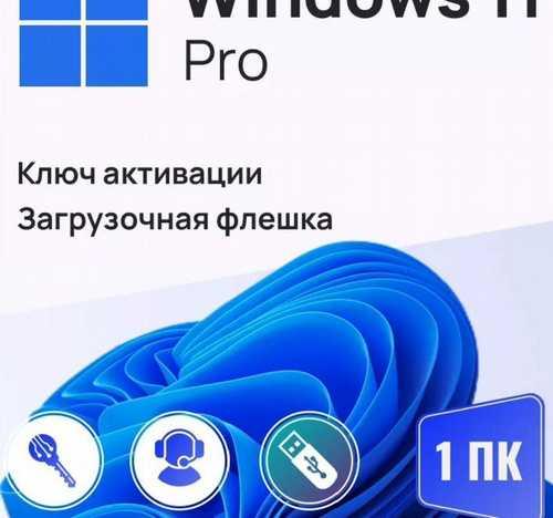 Windows 11 pro и ключ активации USB