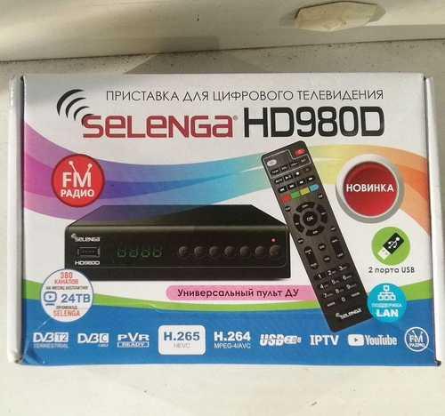 Приставка для цифрового тв selenga Hd980D