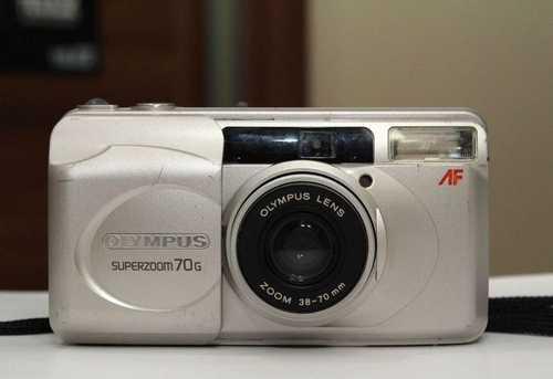Пленочный фотоаппарат olympus superzoom 70G