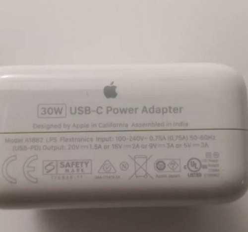 Адаптер питания Apple 30W USB-C Power Adapter