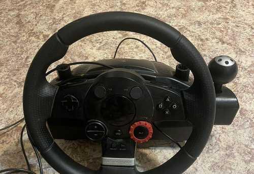 Руль logitech driving force gt