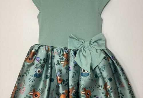 Нарядное платье для девочки, размер 110-116, H&M