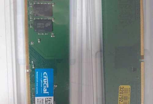 Crucial DDR4 - 8гб x 2. ct8g4dfs8266