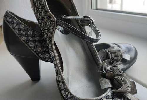 Туфли женские, 38 размер,натуральная кожа,Италия