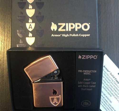 Zippo. Чистая медь. Армор. Лимит. Коллекц. NEW