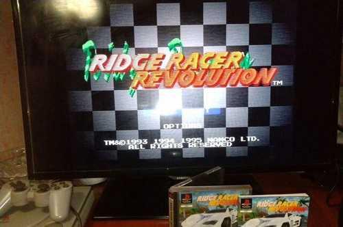 Лицензионная игра Ridge Racer Revolution для PS1