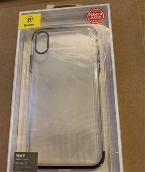 Чехол IPhone X Baseus Glitter Case
