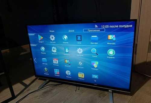 Телевизор dexp smart tv Android 40 дюймов