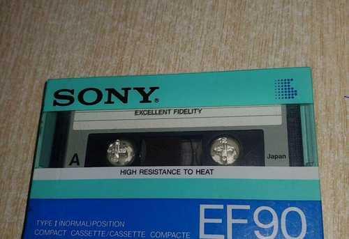 Аудиокассета Sony EF90 запечатанная