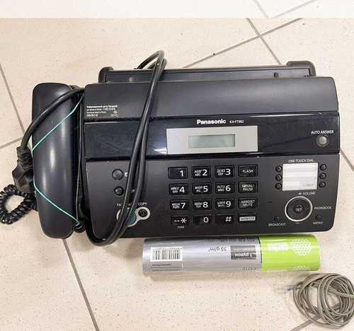 Факсы panasonic kx-ft982