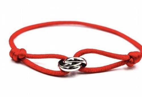 Браслет красная нить Cartier