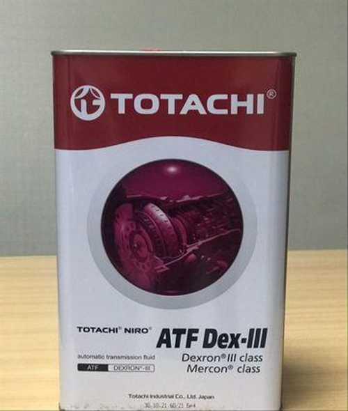 Масло трансмиссионное "ATF dexron III", 4л Totachi