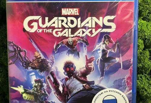 Диск marvel Guardians Of The Galaxy PS4
