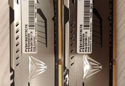 Оперативная память ddr4 16gb patriot viper Steel