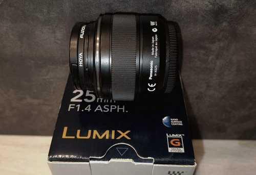 Объектив Panasonic Leica DG 25mm f/1.4 Summilux