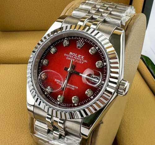 Женские часы Rolex Datejust red