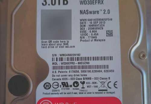Жесткий диск WD Red 3 Тб